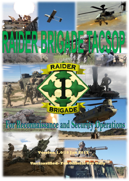 #DAweek Somebody...Anybody...Revise the TACSOP - From the Green Notebook