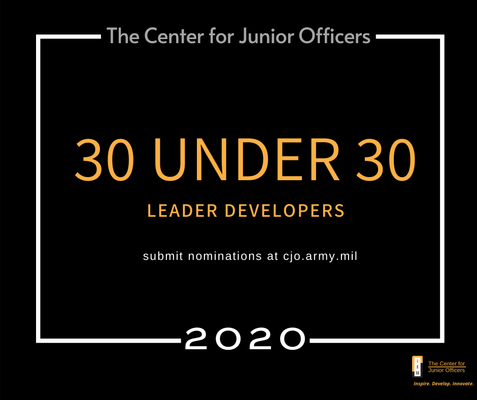 30 Under 30 Leader Developers - From the Green Notebook